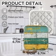 Bahomeck Pot Holder 4Pcs,Colorful Wooden Planks With Yellowg And White ...