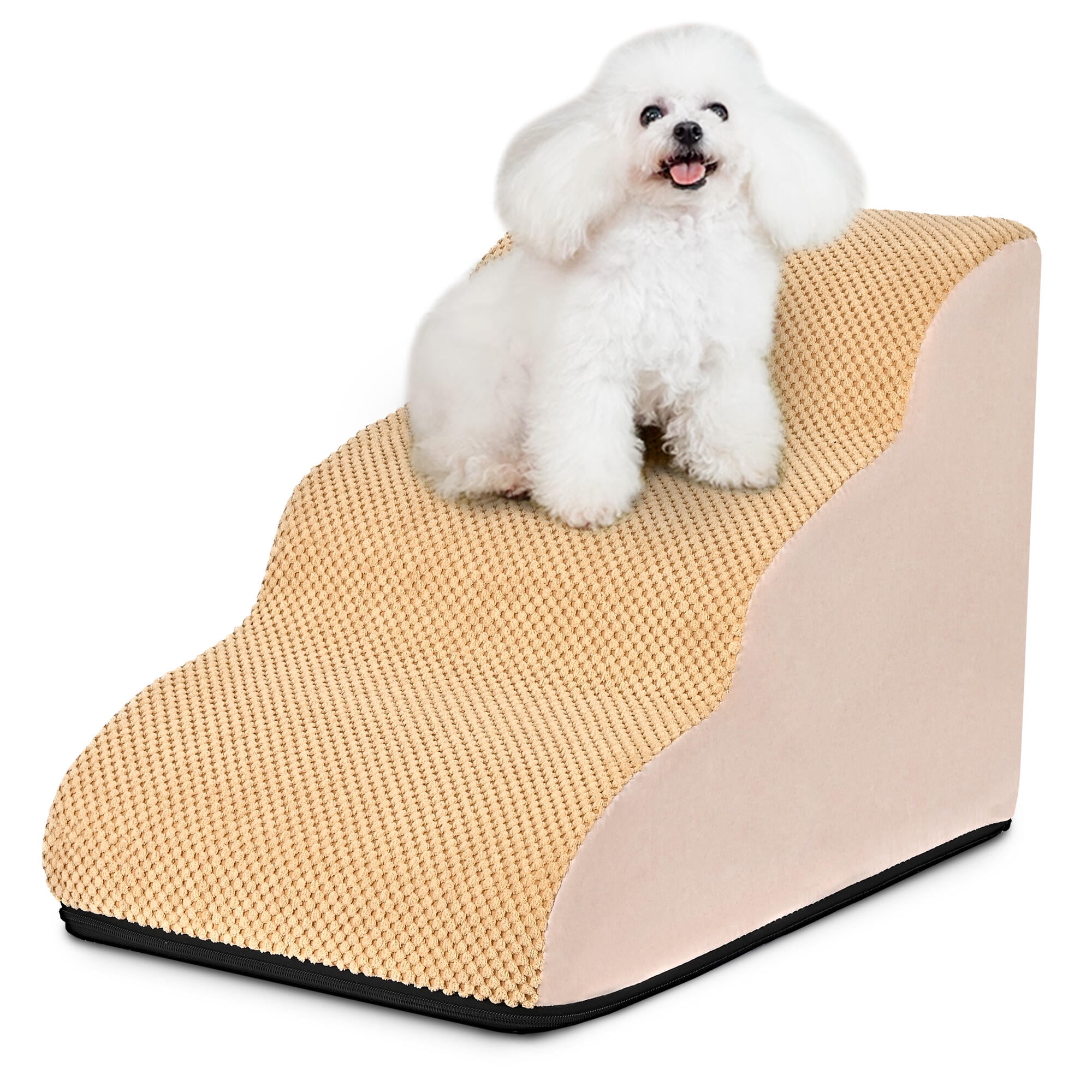 Click here for Livingbasics Pet Stairs  3 Tiers Portable Dog Ramp... prices