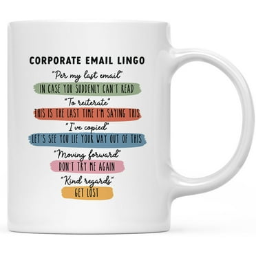 Koyal Wholesale 11oz Ceramic Funny Coffee Mug - Eeffoc Is Coffee ...