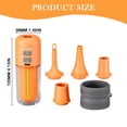 Air Pump for Inflatables, Warm Yellow Outdoor Air Pump for Pool and ...