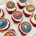 24 Edible Cars Cupcake Toppers for Boys Birthday or Girls Birthday ...