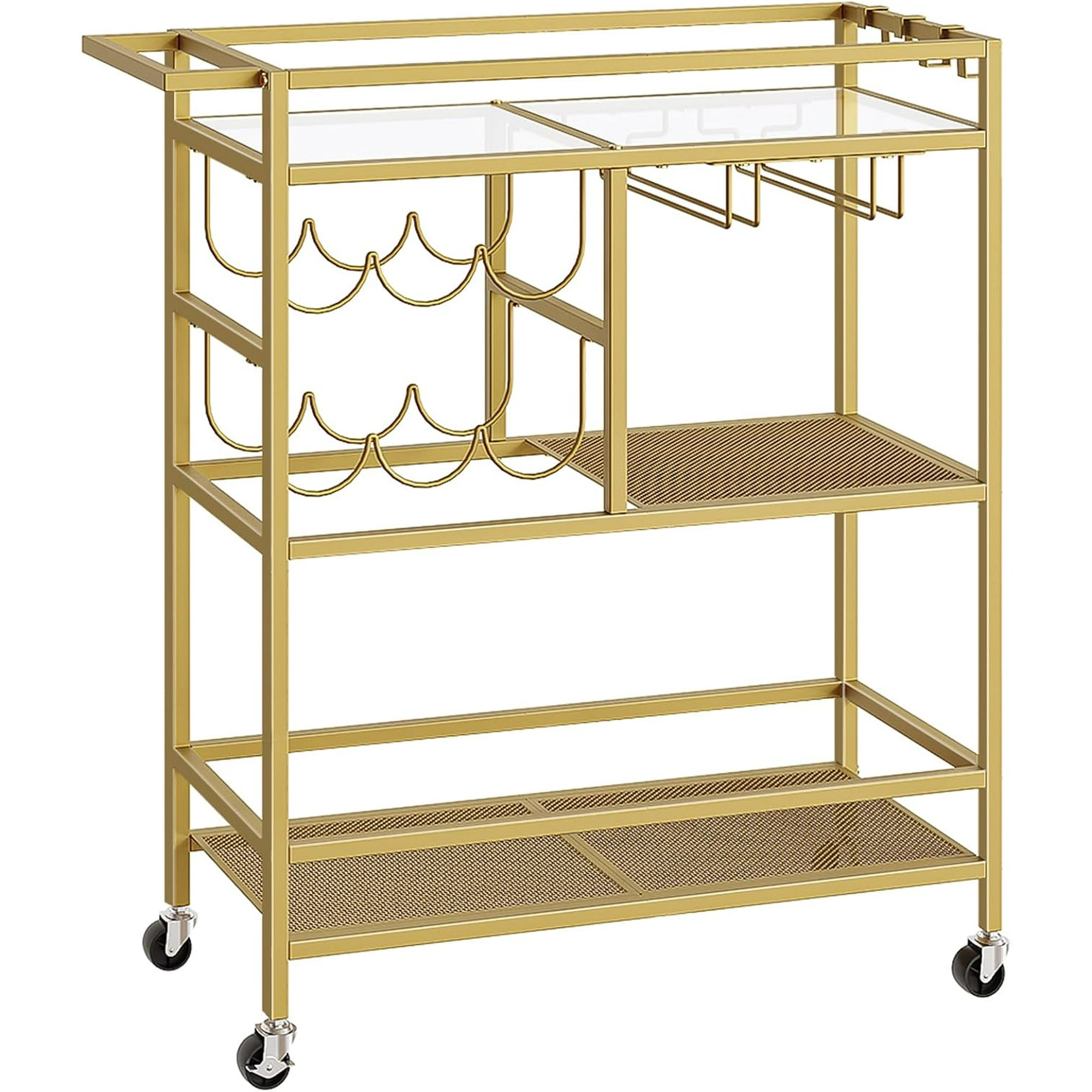 Click here for Unbranded Bar Cart For Home  3-Tier Serving Cart W... prices