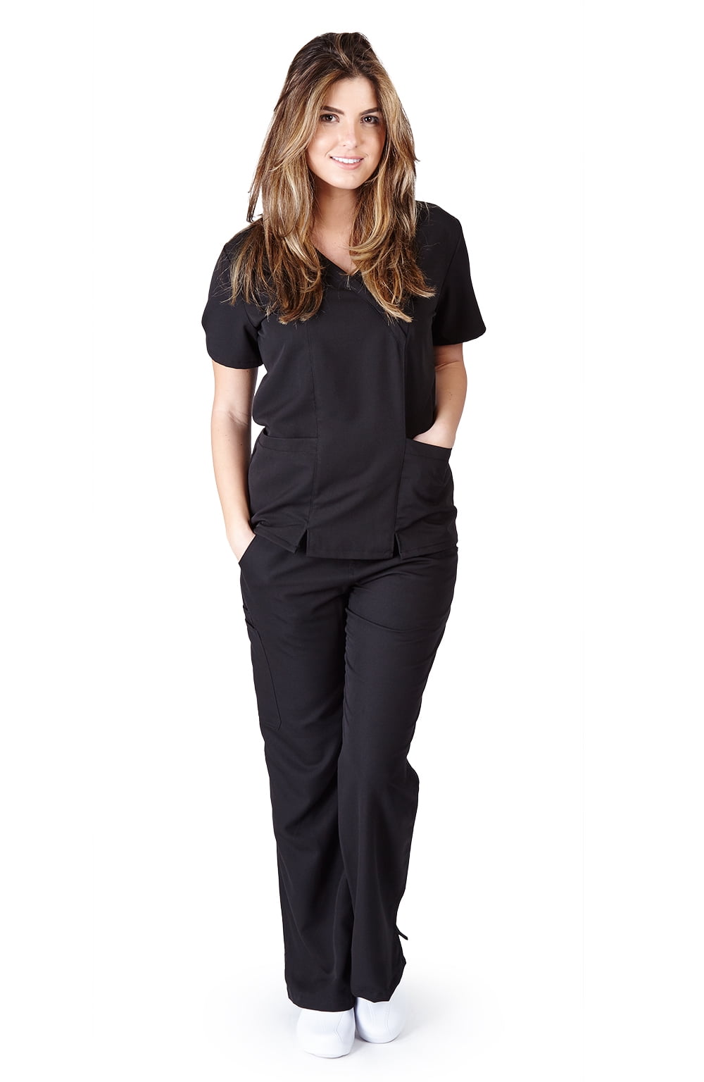 Ultra Soft Stretch Junior Mock Wrap Medical Scrub set 8119 9120 ...