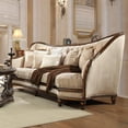 Traditional Antique Gold & Dark Oak 3Pcs Sofa Set By Homey Design HD ...