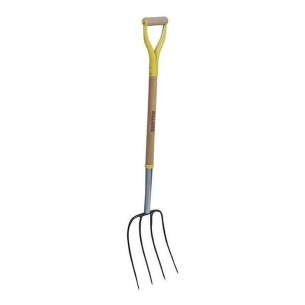 Bieldo Forjado Puño Metálico Madera 4 Dientes Jardin Surtek SURTEK ...