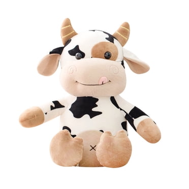 Hansa Black and White Cow Plush Toy - Walmart.com