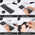 Guillotine Paper Cutter with Safety Guard and Blade Lock, 12