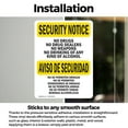 (2 Pack) No Drugs Dealers Weapons Bilingual OSHA Security Notice Sign 5 ...