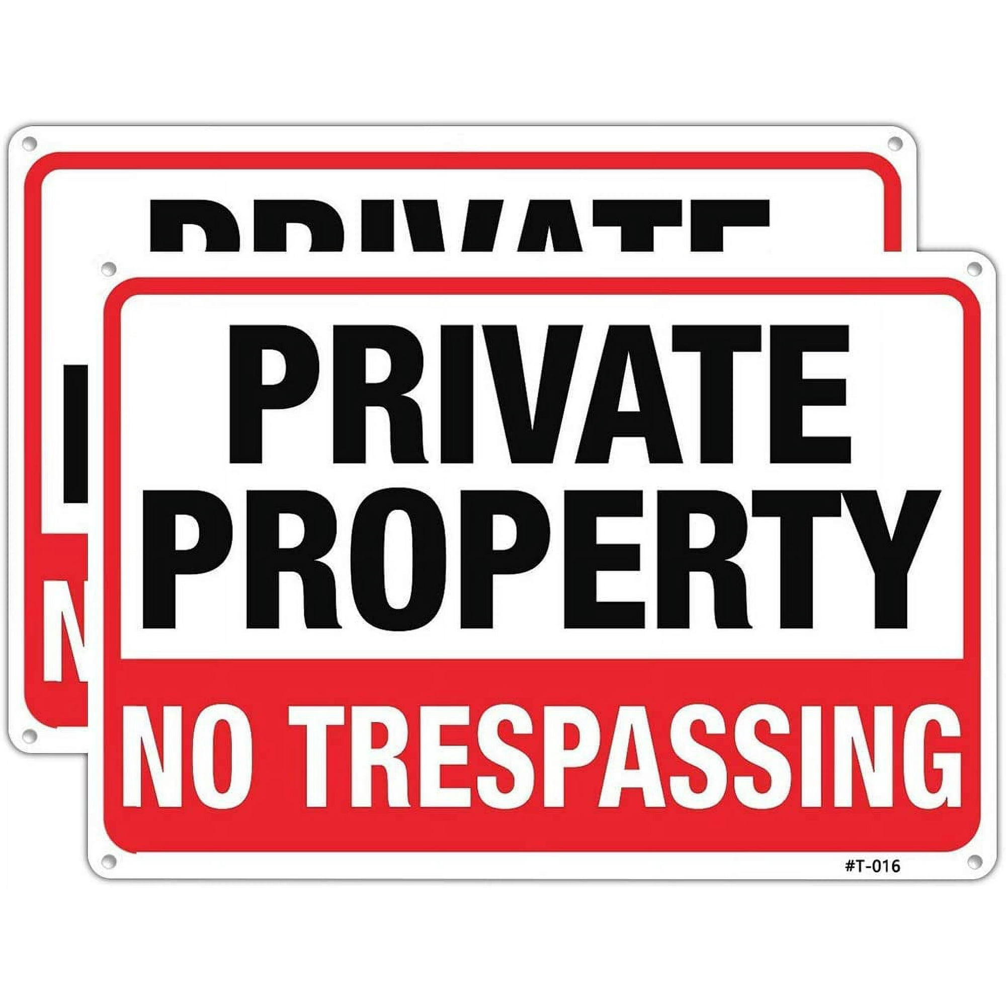 Click here for Oruyrop Private Property No Trespassing Sign Alumi... prices