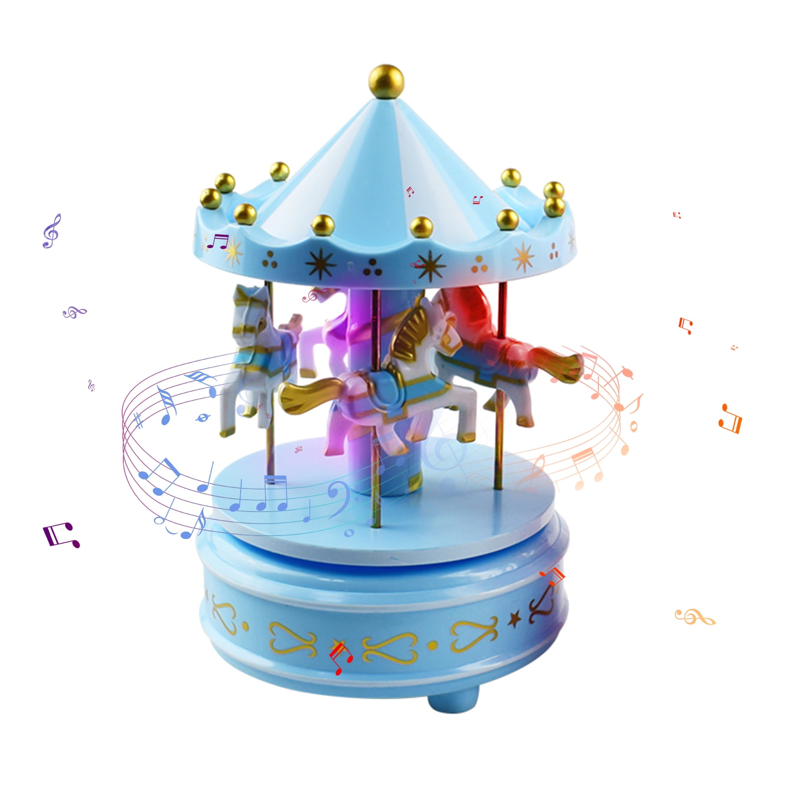Click here for Labymos Carousel Music Box With Led Light Color Ch... prices