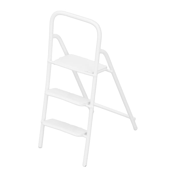 1/12 Mini Ladders,Metal Dollhouse Step Ladders Mini 3 Step Ladder For ...