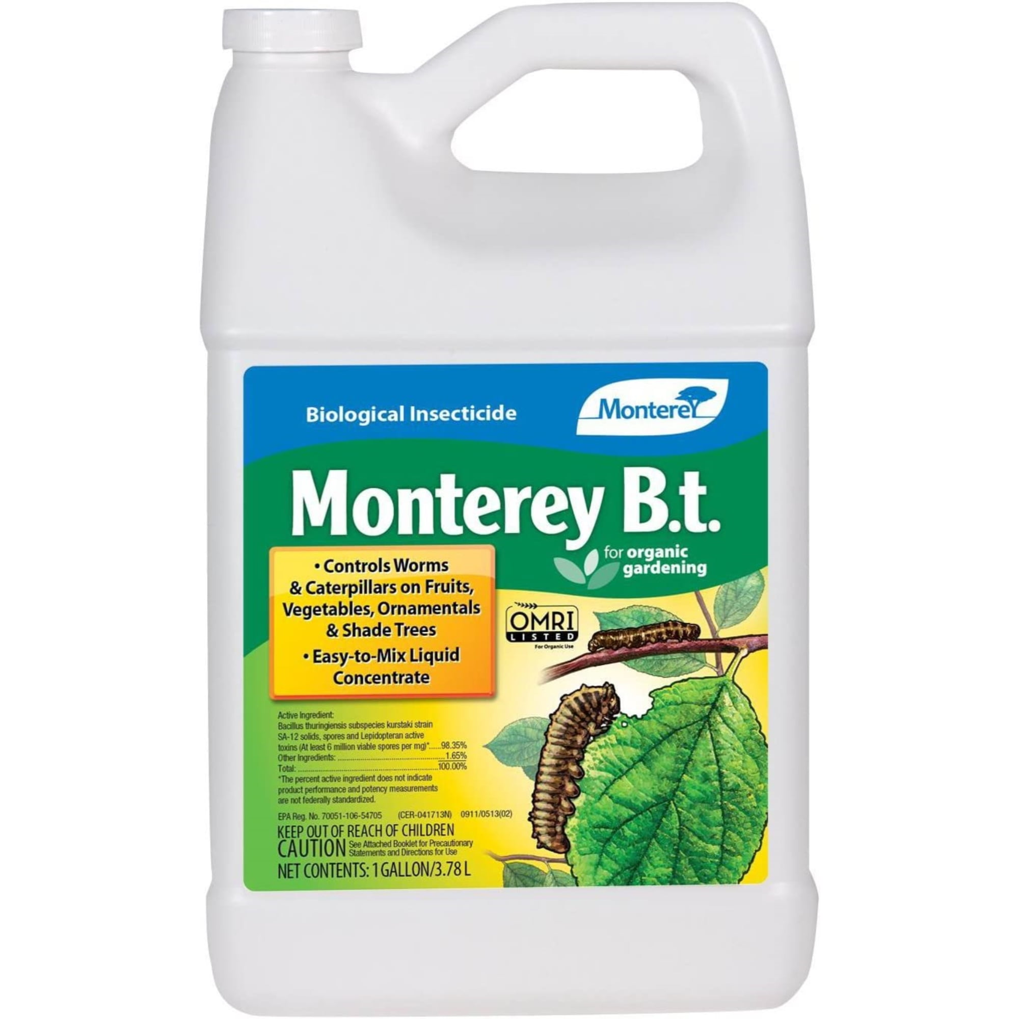 Monterey Bacillus Thuringiensis Biological Insecticide Concentrate ...