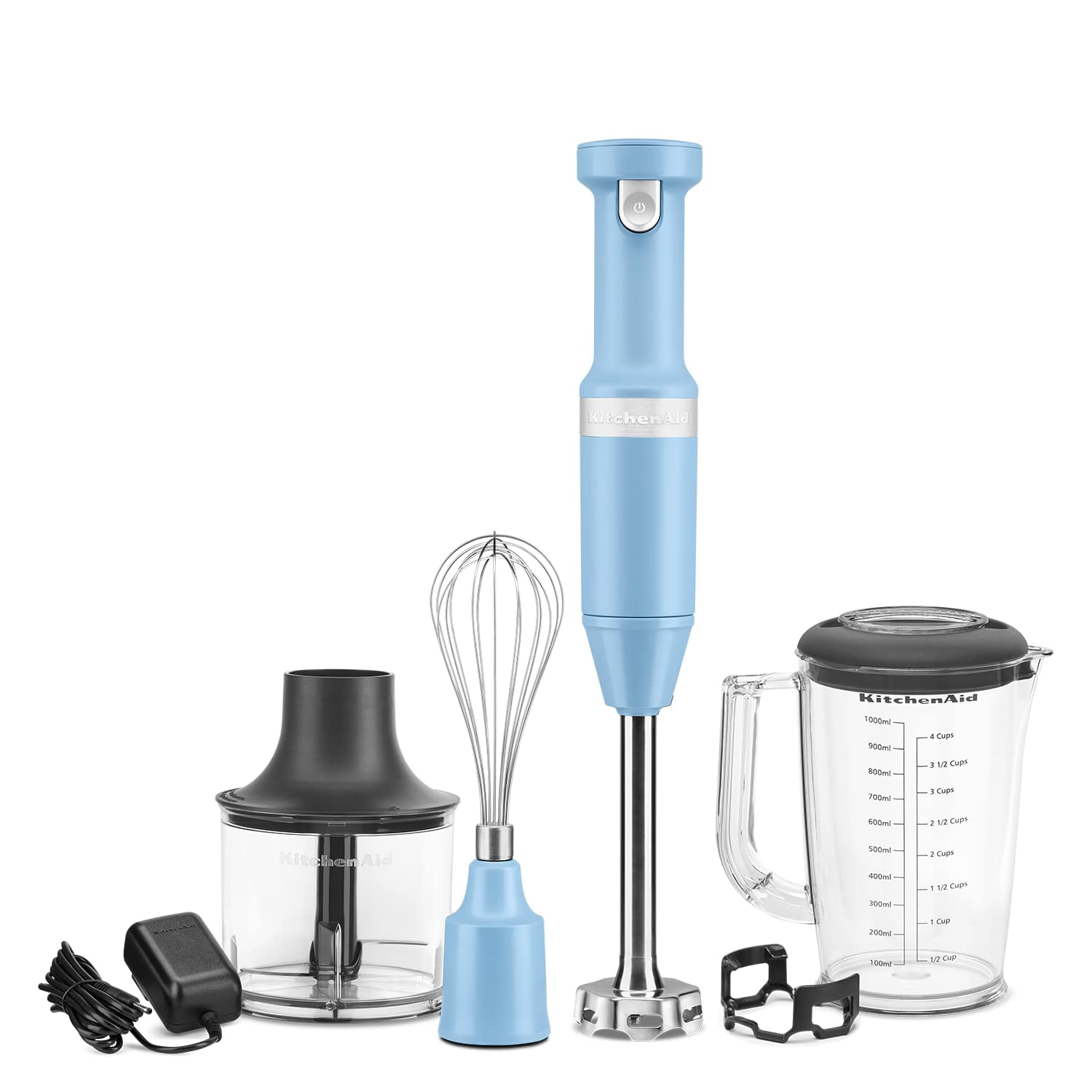 KitchenAid Cordless Variable Speed Hand Blender with Chopper and Whisk ...