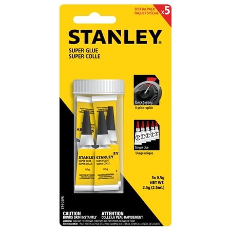 Single Use Mini Super Glue - 0.5 g, 5 Pack - Walmart.ca