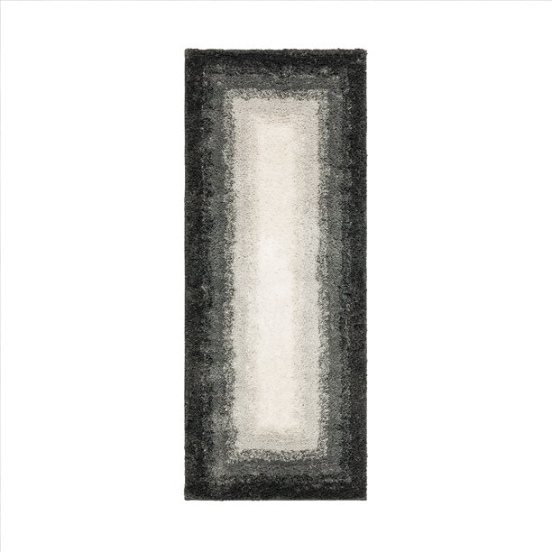 Mohawk Home Ombre Border Bath Mat, Pewter, 2' x 5' - Walmart.com