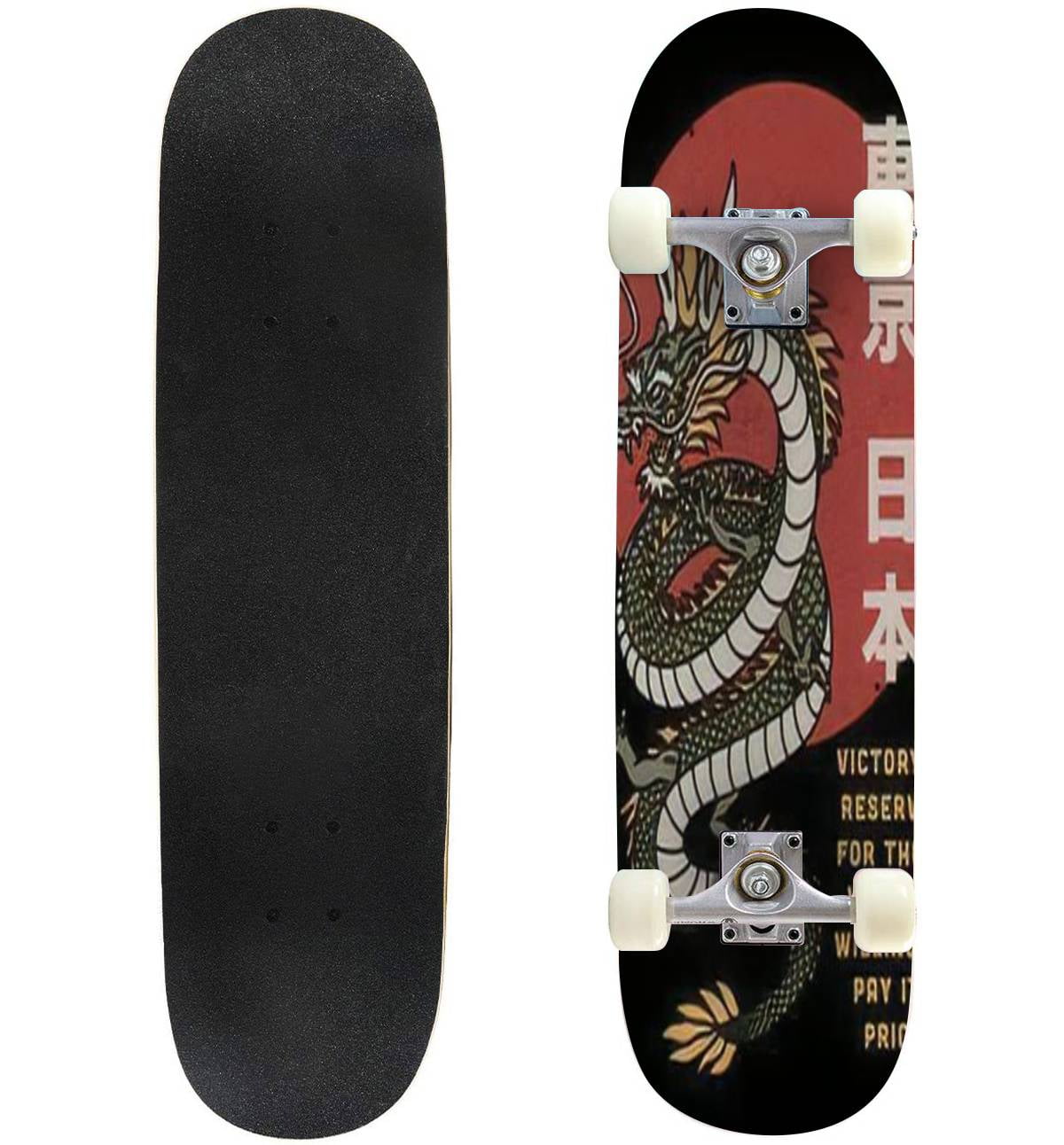 Asian Dragon with Born Free Slogan and Japan Tokyo Words in Japanese ...