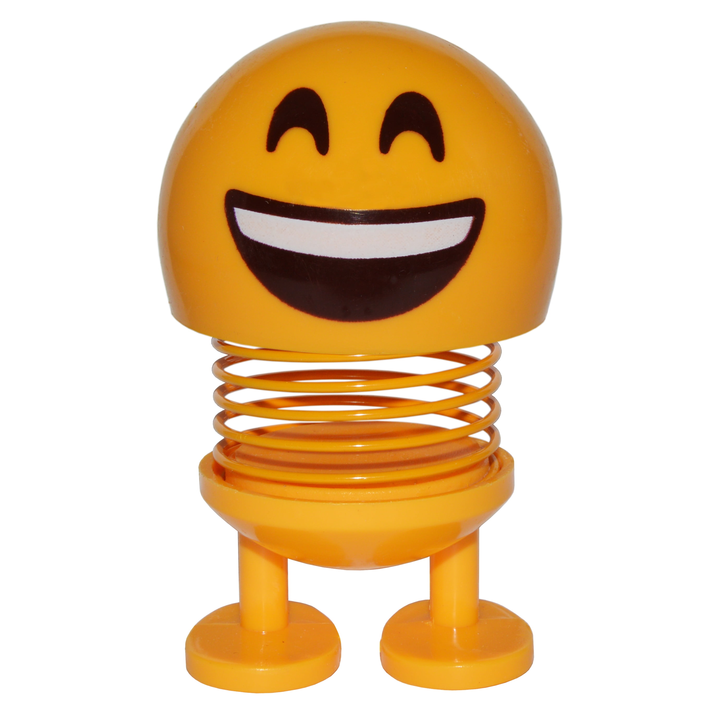 Grinning Face with Smiling Eyes Emoji Bobblehead Figure Car Decoration ...