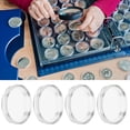 10 pcs Small round transparent plastic coin capsules box 26mm - Walmart.com