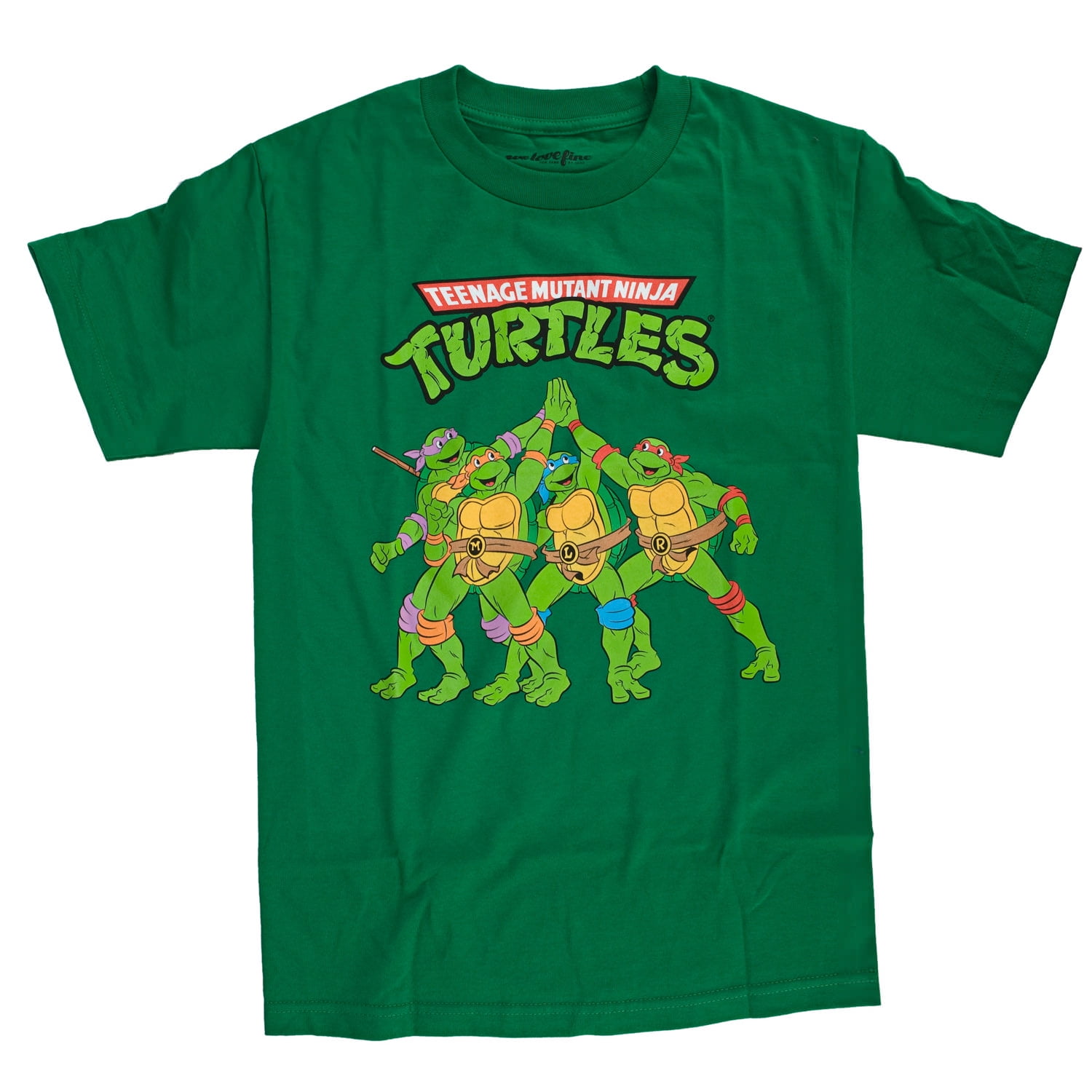 Teenage Mutant Ninja Turtles Turtle Five Mens Green T-Shirt | S ...