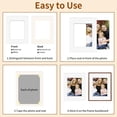 10 Pack Picture Frame Mats, 11x14 Matted to 8x10 Photo Mats, Acid Free ...