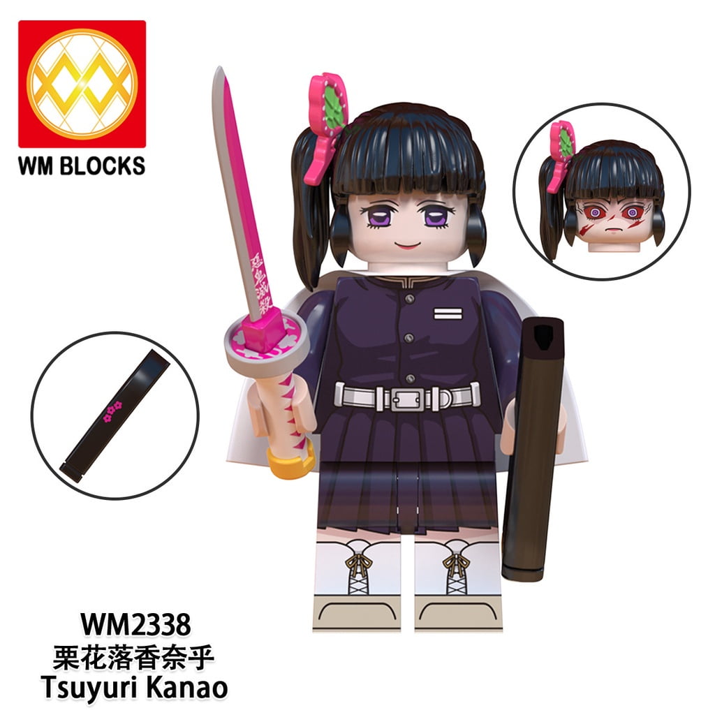 Anime Demon Slayer Tanjirou Nezuko Zenitsu Inosuke Figura Lego Bloques ...