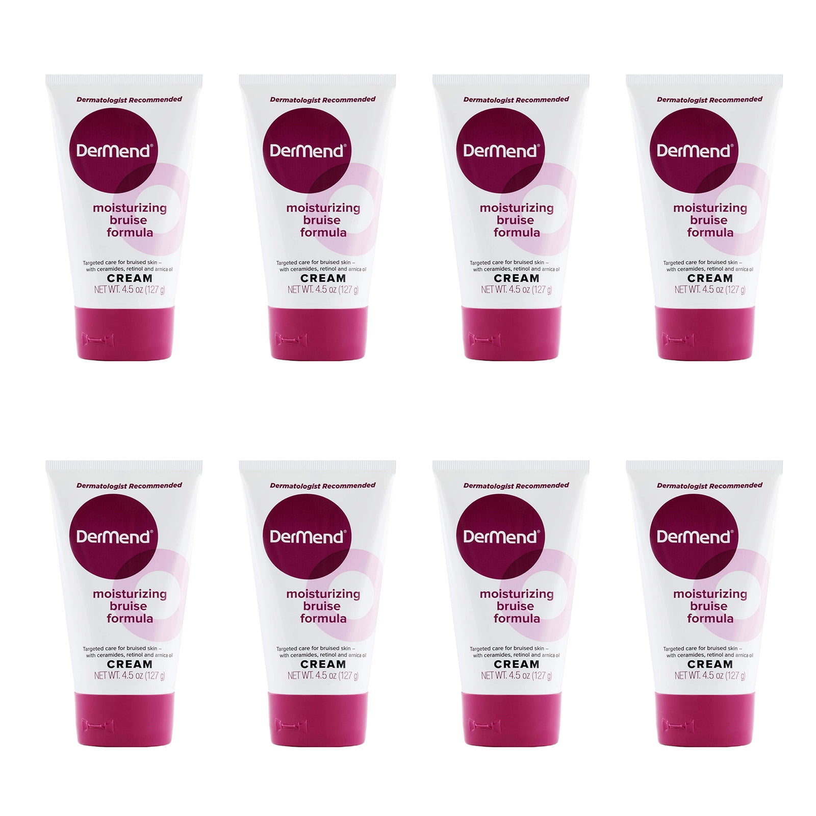 Dermend Moisturizing Bruise Formula Cream 4.5 Oz (Pack of 8) with ...