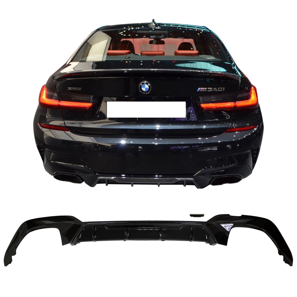 Ikon Motorsports Compatible with 19-22 BMW G20 M340 Style Rear Bumper ...