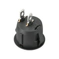 Boat Rocker Switch Round Toggle Switch Red for Boat Car Marine 2pins ON ...