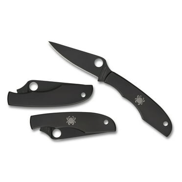 Spyderco Bug Stainless Steel PlainEdge Folding Knife - Walmart.com