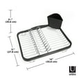 Umbra Sinkin Dish Rack, Compact Dish Drying Rack with Drainboard ...