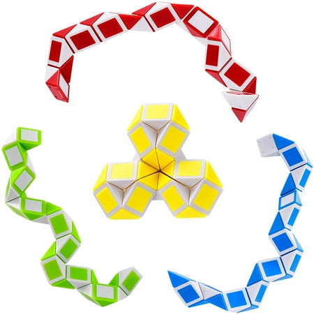 ICHUDAN Sensory ICHUDAN Snake Cube Twist Fidget Puzzle for Sensory Kids ...