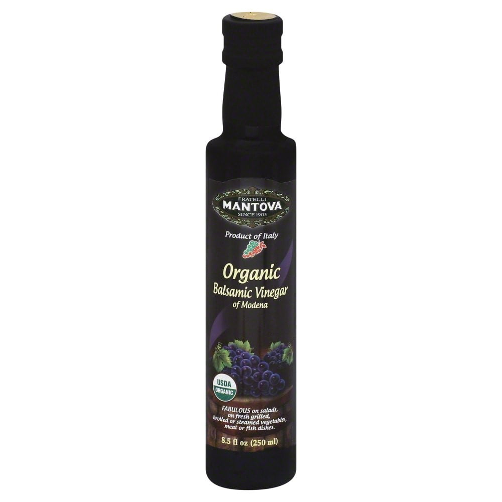 Mantova Organic Vinegar, Balsamic of Modena, 8.5 Fl Oz - Walmart.com ...