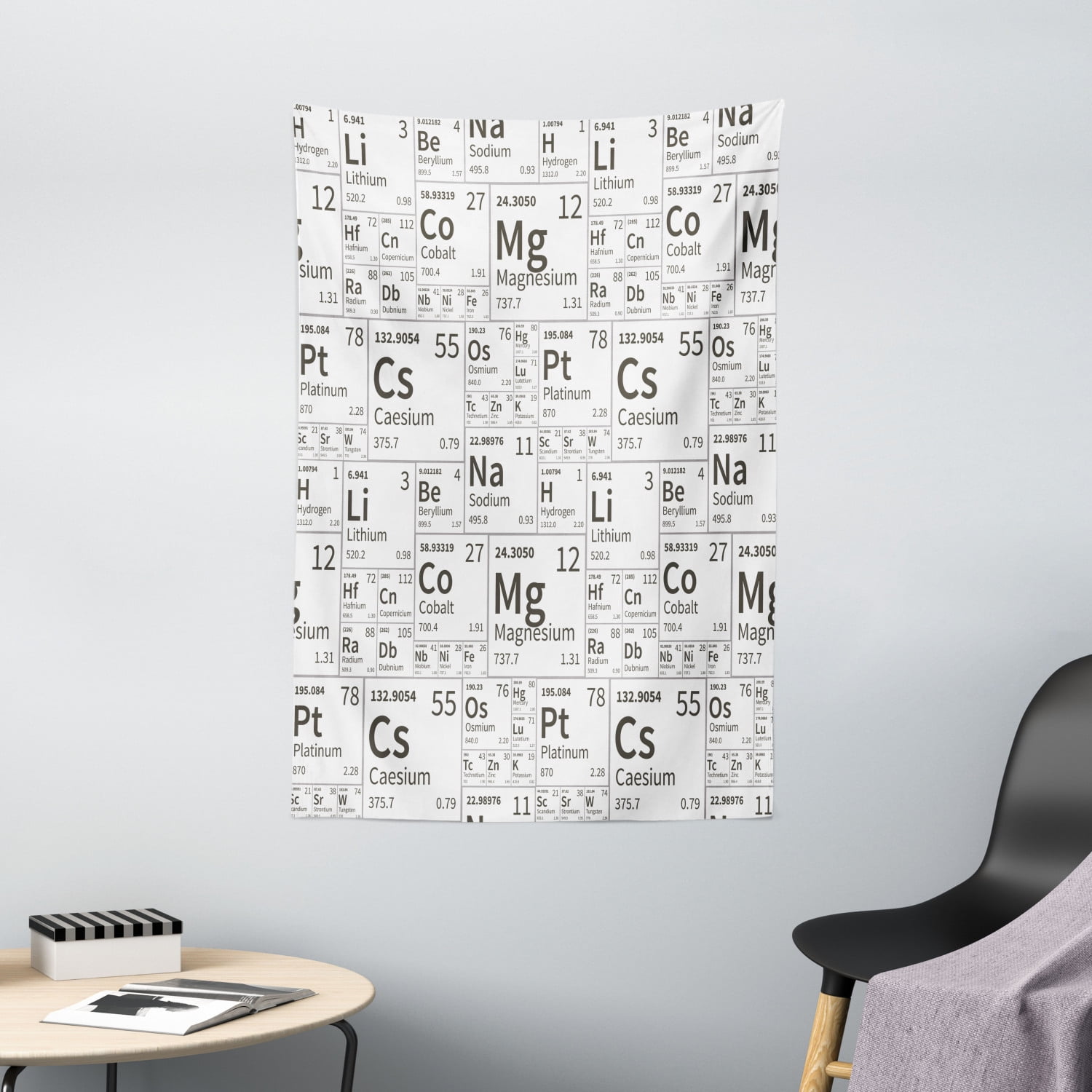 Periodic Table Tapestry, School Life Smart Kids Inspired Chemisty with ...