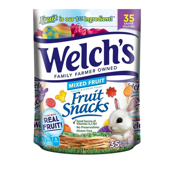 Welch's Easter Mixed Fruit,.5 Oz Bags, 35ct - Walmart.com