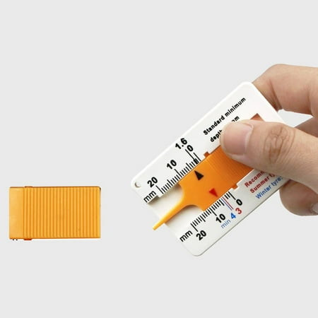 Plastic Tire Ruler 0-20MM Vernier Depth Caliper Tire Depth Ruler ...