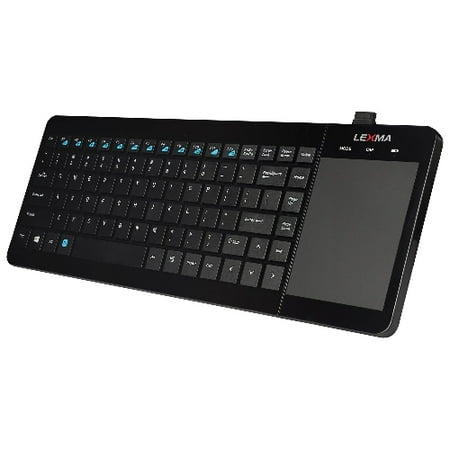 Lexma TouchPad Wireless Ergonomic Keyboard - English - Open Box ...
