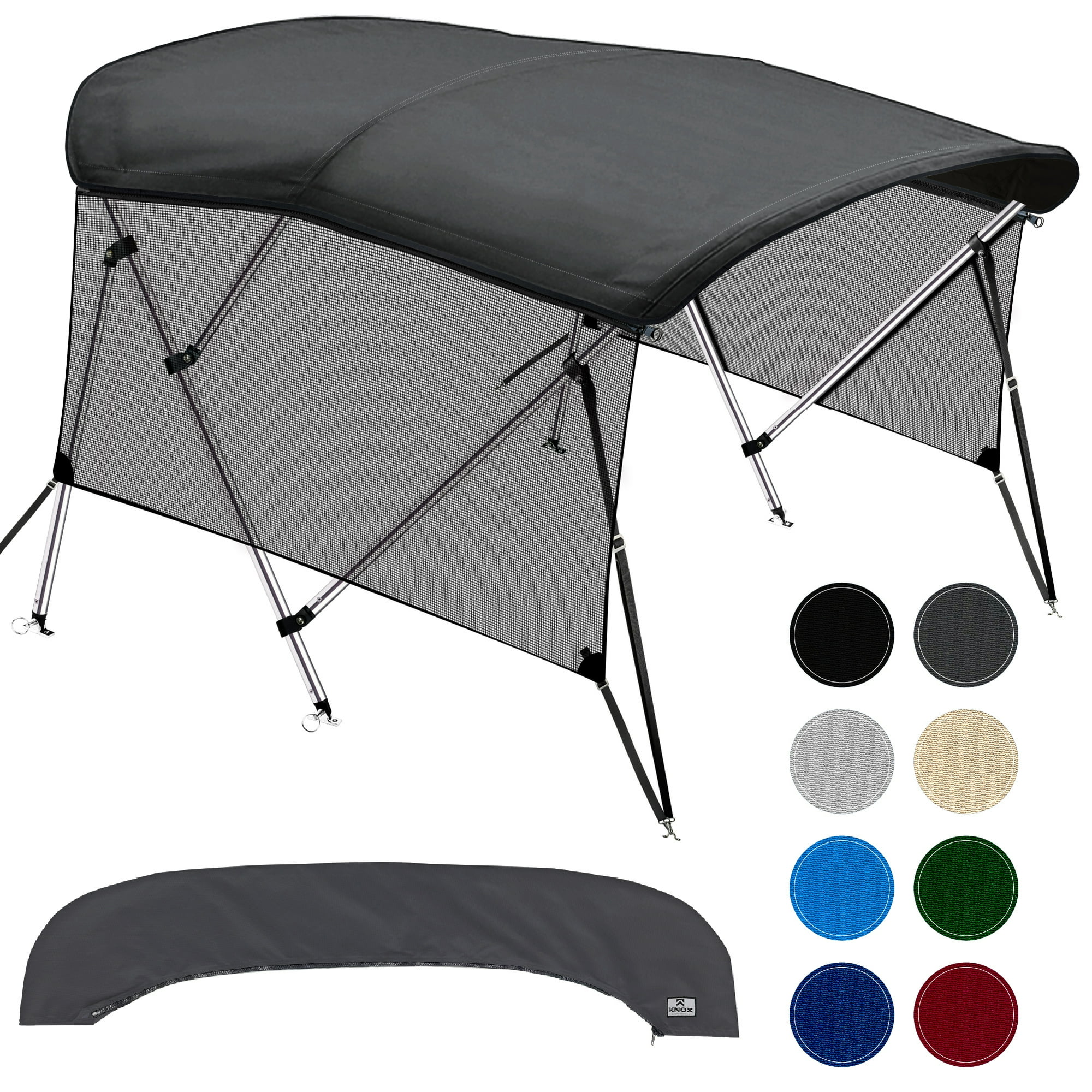 Click here for Knox Universal 3 Bow Bimini Tops For Boats With Me... prices