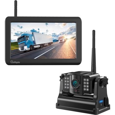 AI Magnetic Solar Wireless Backup Camera: Pedestrian & Vehicle ...