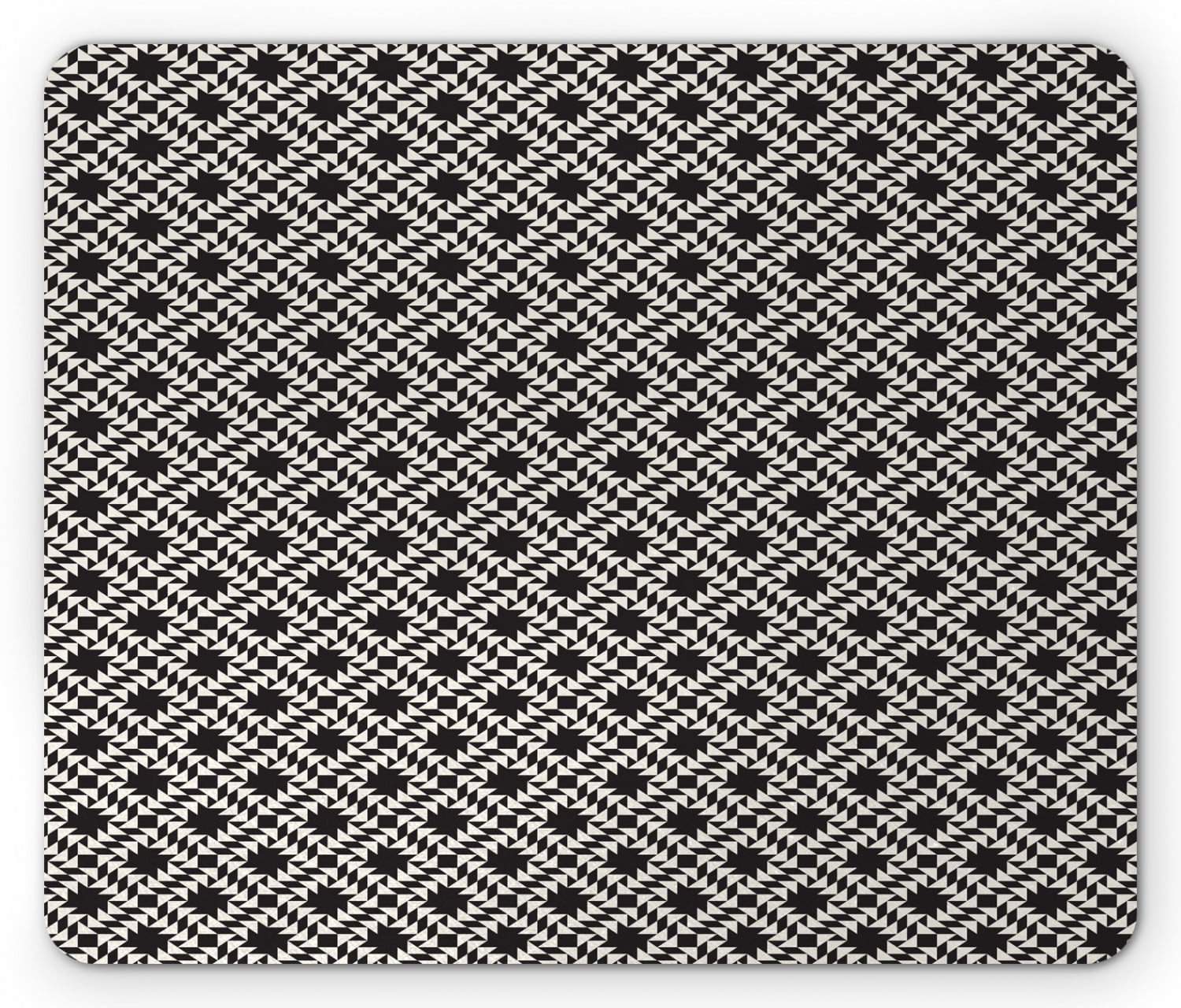 Geometric Mouse Pad, Repetitive Triangular Pattern Contemporary Design ...