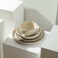 Stone Lain Mirella 4-Piece Pasta Bowl Set Stoneware, Beige - Walmart.com