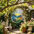 Creative Artistic Abstract Styles Solar Mobile Sun Catcher With Frame ...