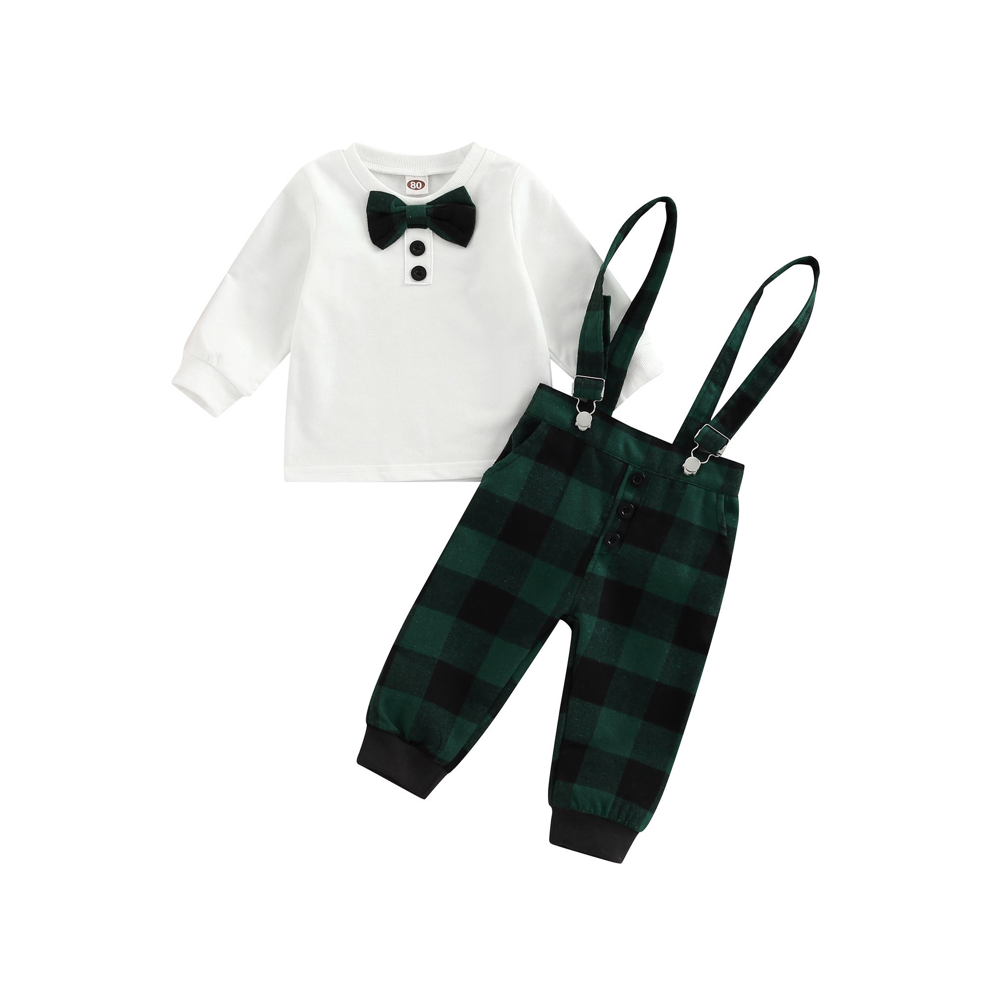 Click here for Fortune Baby Boy Gentleman Christmas Outfits Long... prices