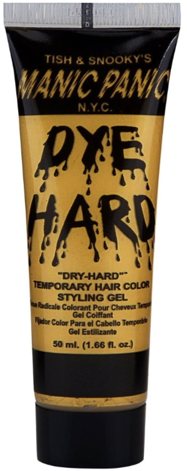 Manic Panic Temporary Hair Color Styling Gel Glam Gold 166 Oz Pack Of 3