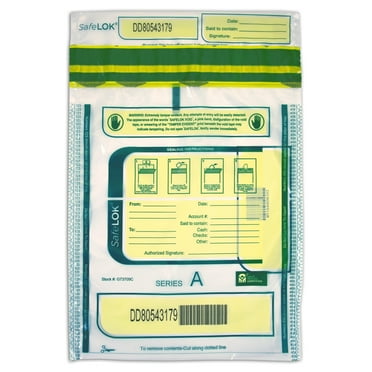 ControlTek, CNK585064, High-Performing Security Bags, 50 / Pack, Clear ...