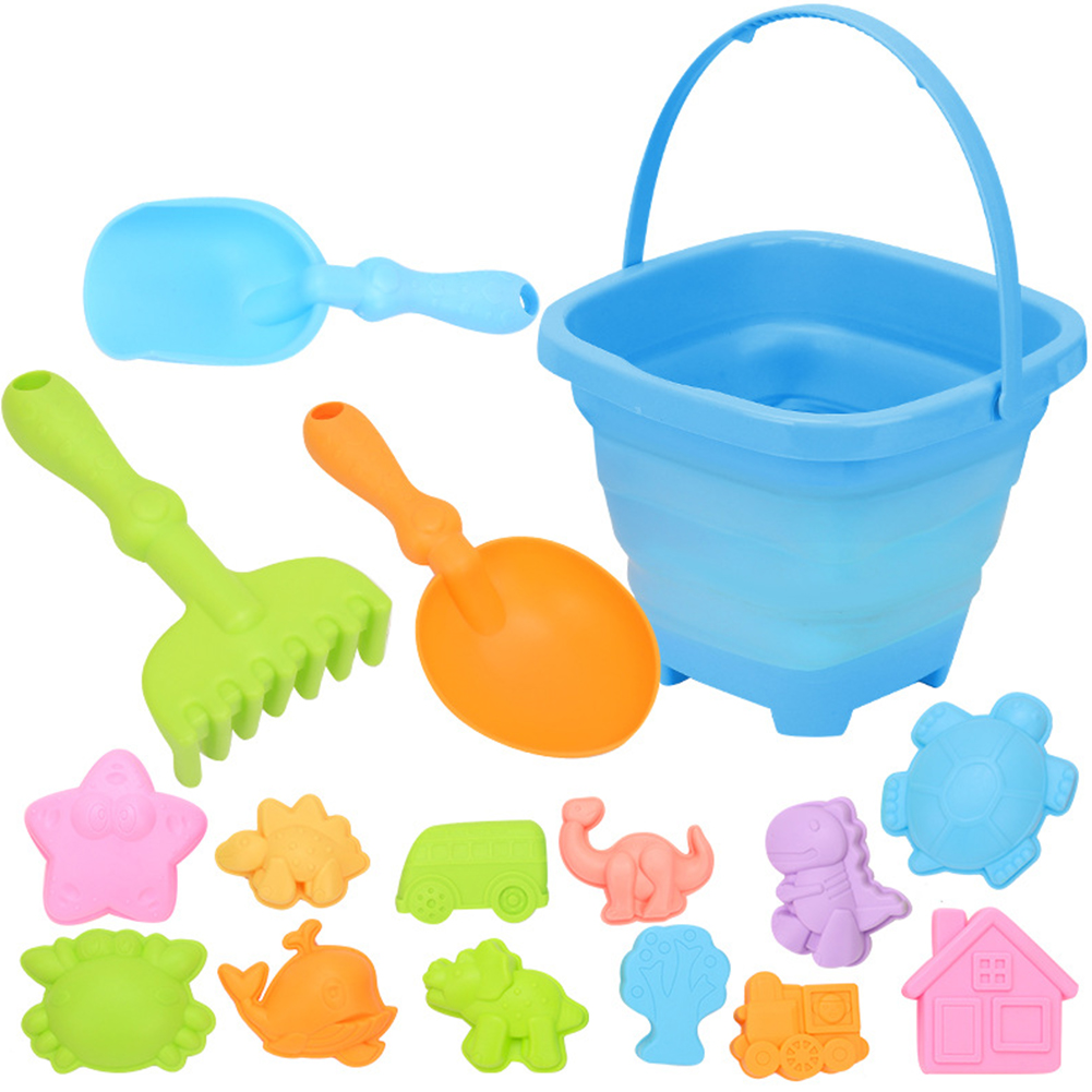 Summer Beach Toys Plausas de arena plegables colapsando moldes de arena ...