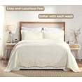 BNM 3 Piece Floral Cotton Blend Ivory Bedspread Set, King - Walmart.com