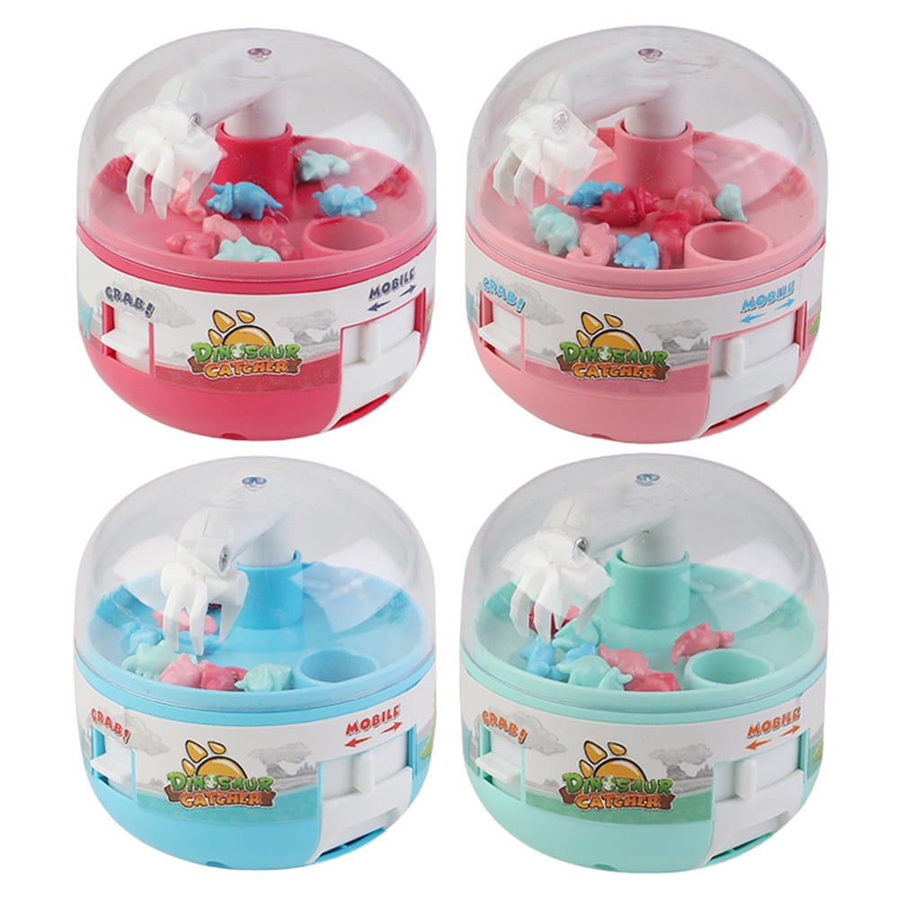 4 Packs Mini Dinosaur Claw Machine Toys,Dinosaur Vending Machine Game ...