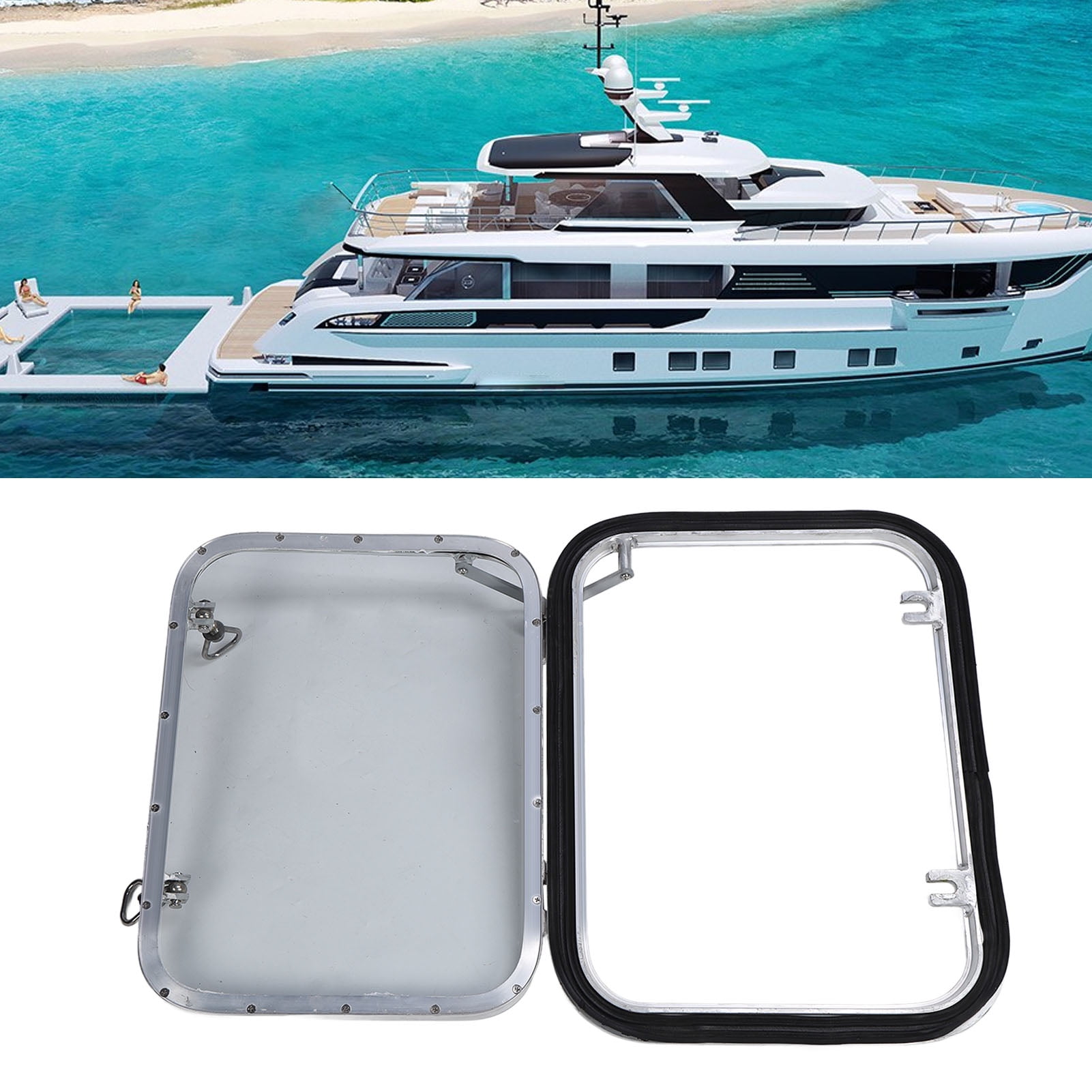 Ventana para barco ANGGREK Acero inoxidable + aleación de aluminio ...