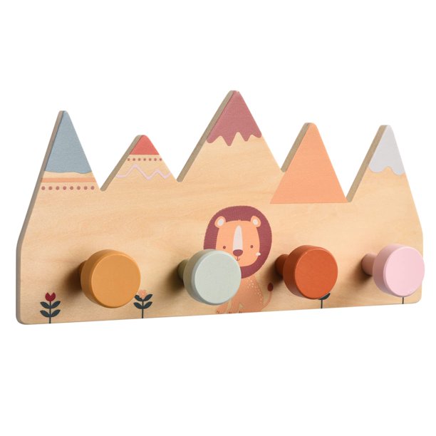 Kids Coat Rack With Hooks Wall Mounted - Modern Coat Racks With Wood ...