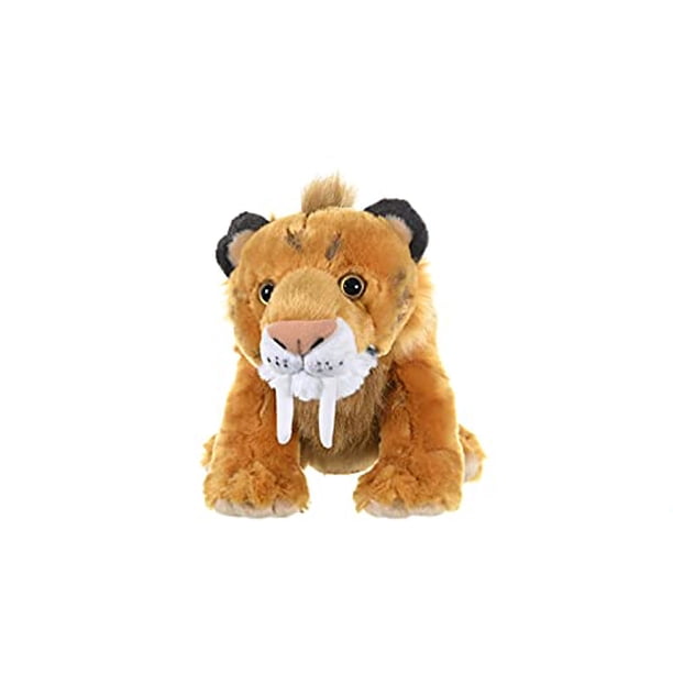 Wild Republic Smilodon Plush, Stuffed Animal, Plush Toy, Gifts for Kids ...
